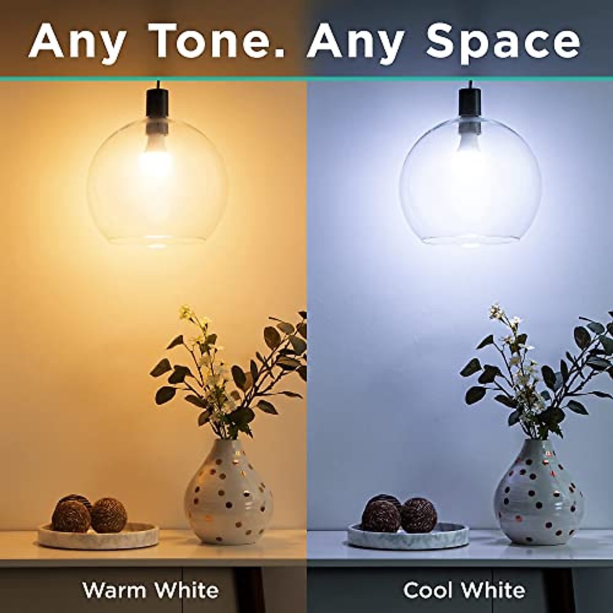 iHome Spectra Smart Multicolor Light Bulb, A21 Tunable Dimmable Ultra-Bright Color Bulb, 1600 Lumens, 15W, 100W Equivalent, WiFi Smart Bulb, Compatible with Alexa and Google Home, 2 Pack