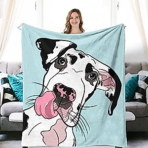 Jreergy Dog Throw Blanket for Bedroom Couch Travelling,Comfortable All Season Air Conditioning Blanket for Adult Chidern 50"x40"