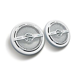 Sony XSMP1611 6.5-Inch Dual Cone Marine Speakers (White)