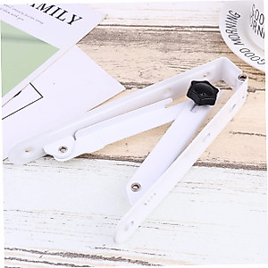 Yardwe 2pcs Solar Panel Mount Off Grid Roof Installation Bracket Solar Panel Roof Mounting Foldable Solar Panel Bracket Wind Generators Panel Bracket Braces Kits White Iron Solar Panels