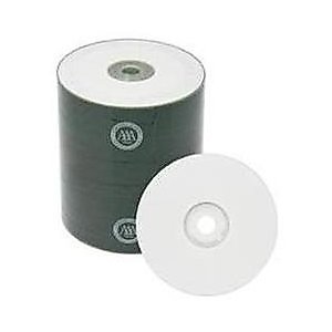 100 Spin-X 52x CD-R 80min 700MB White Inkjet Printable