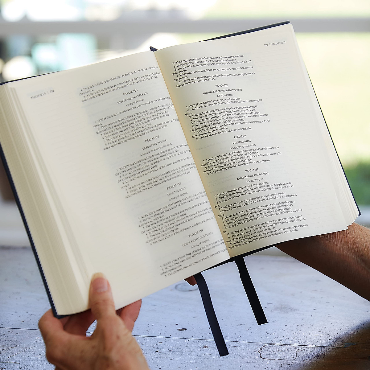 KJV, Journal the Word Bible, Large Print, Premium Leather, Brown, Red Letter: Reflect, Journal, or Create Art Next to Your Favorite Verses