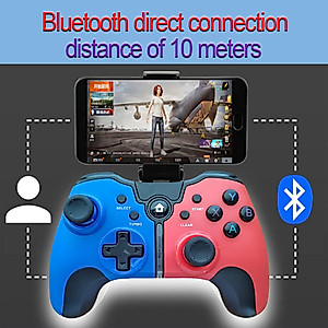 Wireless Game Joystick Controller, YILIKANG 2.4GHZ Gaming Joystick Controller Gamepad Remote Compatible with Android IOS Phones and Tablets, PS3, PC Windows XP/7/8/10