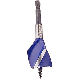 Speedbor IRWIN Tools 1866039 SPEEDBOR MAX Wood Drilling Bit, 4-inch by 1 1/4-inch
