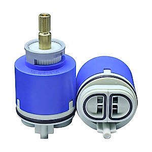 Kerox PBR 40 Faucet Cartridge, Replacement Cartridge Compatible with La Torre, Cascade & Nobili, Single Lever Shower Tub Repair, Tub Faucet Cartridges, Kitchen & Bathroom Faucet Cartridge Replacement