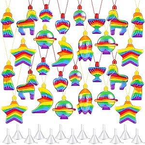 Uiifan 200 Pcs Sand Art Bottle Necklaces Bulk Sand Art Craft Kits for Kids Sand Art Containers for Crafts Supplies Fun Collection Bottles for DIY Art Activity Group with Plastic Funnels