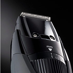 Panasonic Newest Wet/Dry Beard Cordless Men's Beard Trimmer with Precision Dial, Adjustable 19 Length Setting, Rechargeable Battery, Washable, BROAGE Black Cleaning Cloth