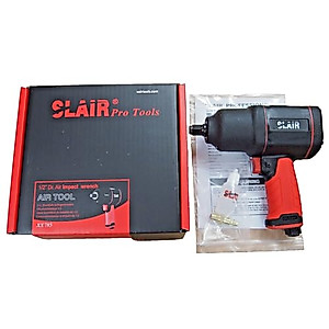 SLAIR 1/2" Composite Twin Hammer Air Impact Wrench Max Torque 1050ft/lb XX-785