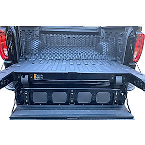 Envelope Style Trunk Mesh Cargo Net for GMC Sierra 2013-2024, Automotive Exterior Accessories - Premium Car Trunk Storage Organizers, Cargo Bed Net for Pickup Truck, Smart Vehicle Storage Organizer