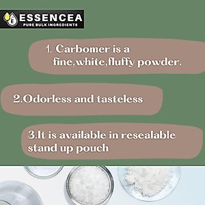 Carbomer 940 100gm by Essencea Pure Bulk Ingredients | High Viscosity | Pure CARBOMER 940 (3.53 Ounces)