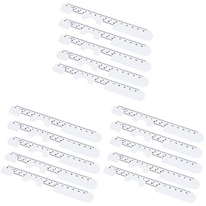 Healvian PD Ruler Pupillary Distance Ruler Eye Ophthalmic Tool Straight PD Ruler Optical Vernier Pupillary Ruler 30 Pcs