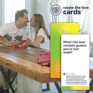 Create The Love Cards: Dating and Relationship Conversation Starters. This Couples Card Game Improves Date Night, Deepens Intimacy and Strengthens Communication.