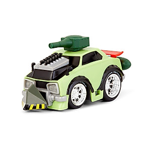 MGA Entertainment Wreck Royale Exploding Crashing Da Bomb Race Car with 4 Mix 'N Match Explosive Parts, Multicolor (565741)