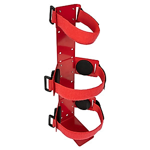Pochar Fire Extinguisher Mounting Bracket Heavy Duty Wall Mount Bracket for 2.5 lb & 5 lb Fire Extinguishers - Mount in Your Office, Warehouse, Car, Boat or Off-Road Vehicle - Fits Most Popular Brands
