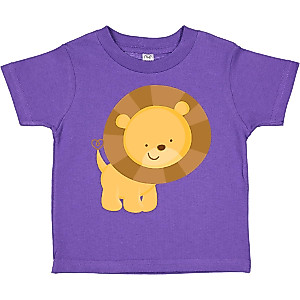 inktastic Happy Lion Toddler T-Shirt 3T Purple D2f3