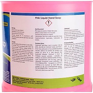 Global Industrial Liquid Hand Soap, Case of Four 1 Gallon Bottles, Pink