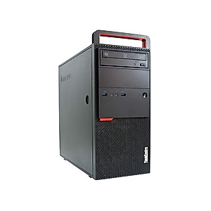 Lenovo ThinkCentre M900-T, Core i7-6700 3.4GHz, 16GB RAM, 480GB Solid State Drive, DVDRW, Windows 10 Pro 64Bit (RENEWED)