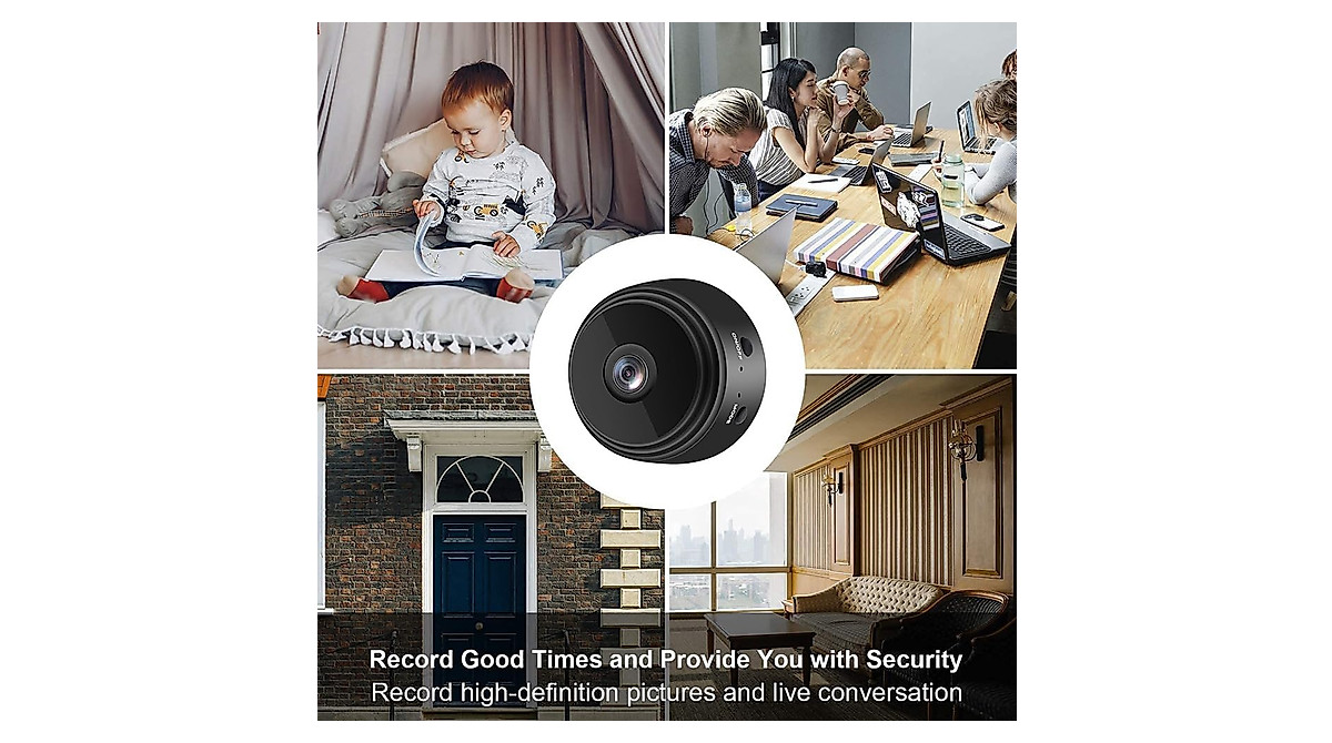 Camtrix Magnetic Mini Security Camera 1080p HD Wireless Night Vision