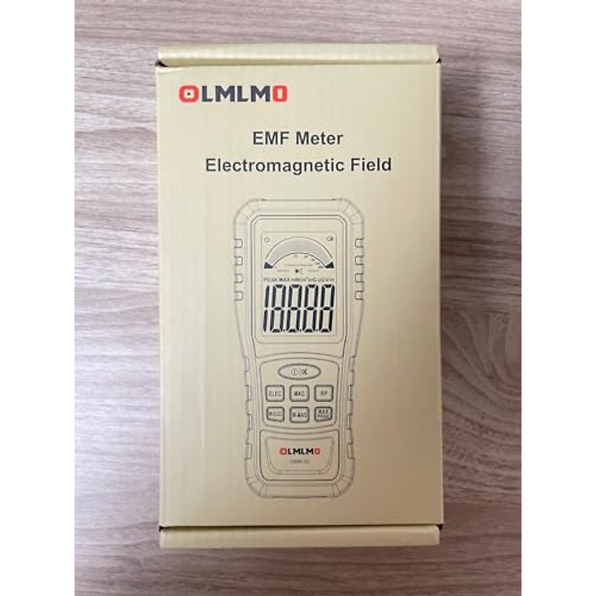 olmlmo Emf Meter,Electric Field, Radio Frequency Field, Magnetic Field Strength Meter,Rechargeable Radiation Detector for 5g Cell Tower, WiFi Signal Detector,Emf Inspections,Ghost Hunting