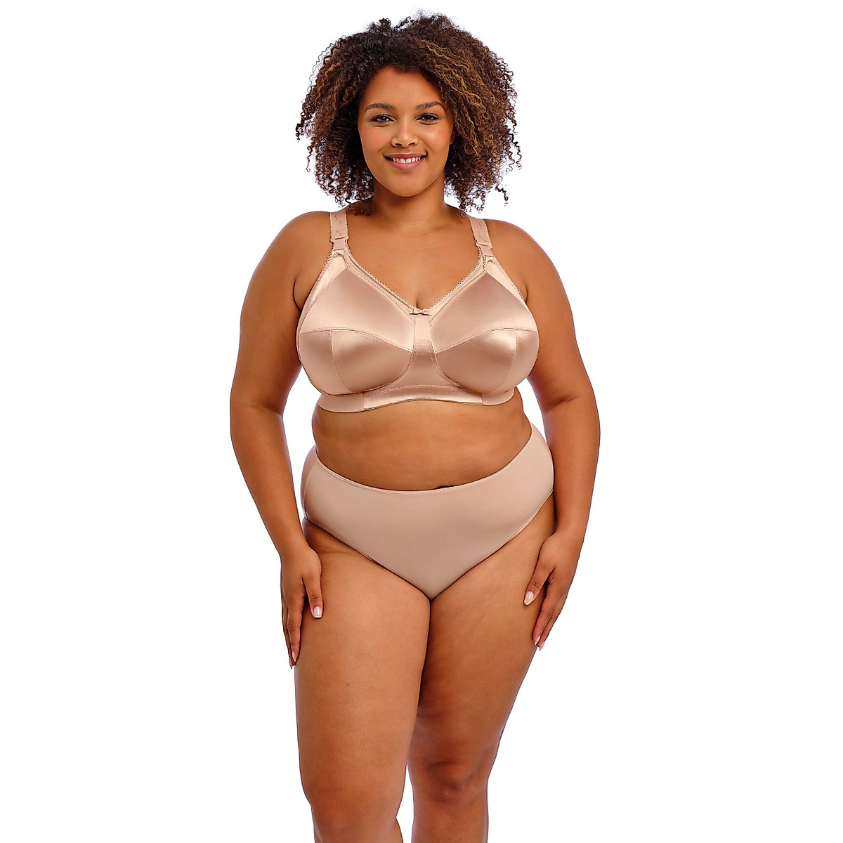 GODDESS Keira Side Support Wire-Free Nursing Bra 40K, Nude