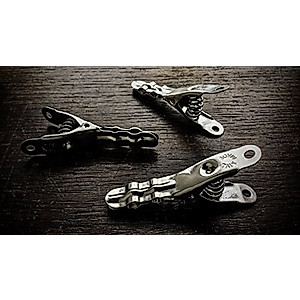 Henry Berry & Dairy Extreme Clothespins | Solid 304 Stainless Steel | 20 Pack | Heavy Duty | Anti-Rust | Laundry Pins | Clothes Pins | Chip Clips | Lifetime Product | No Plastic | Made in Italy