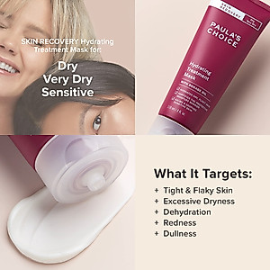 Paula's Choice SKIN RECOVERY Hydrating Treatment Facial Mask, 4 Ounce Bottle, for Extra Dry Skin