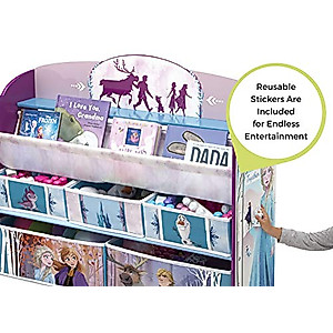Delta Children Deluxe Toy and Book Organizer, Disney Frozen II