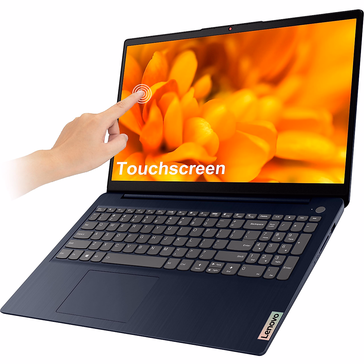 Lenovo IdeaPad 3 3i Laptop (15.6" FHD Touchscreen, Intel Core i5-1155G7, 16GB RAM, 512GB SSD) Narrow Bezel, Webcam, 12-Hr Long Battery Life, Wi-Fi 6, IST SD, Win 11 Pro, Business & Home, Abyss Blue