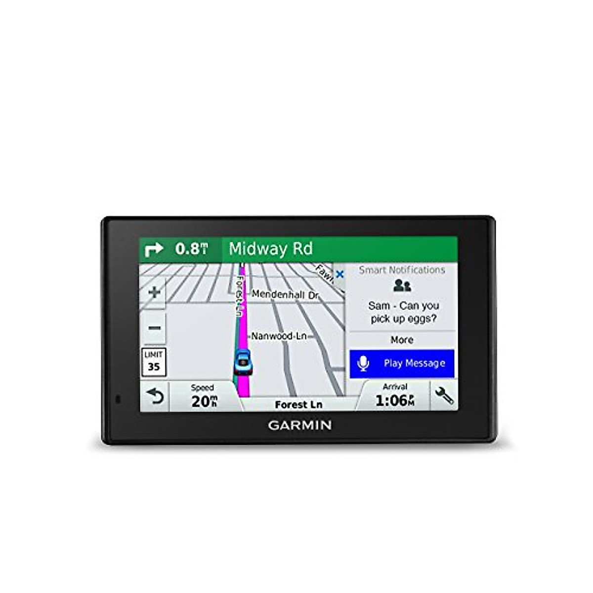 Garmin DriveSmart 51 LMT-S Bluetooth Automotive GPS w/ Lifetime Maps & Traffic (Renewed)