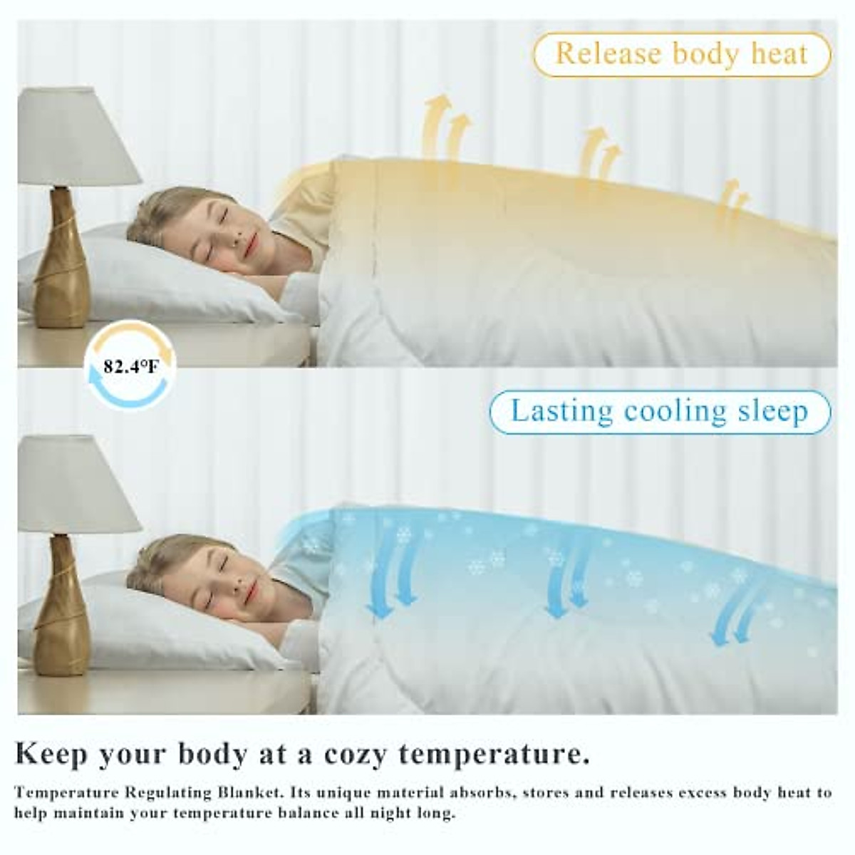 DOOWELL Throw Blanket, Cotton Lightweight Decorative Fringe Boho Blanket with Tassels, Outdoor Soft Comfort for Couch, Bed, Sofa, Suitable for All Seasons 50"x60"