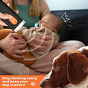 JOLLYJINKS Ultrasonic Dog Bark Deterrent Device for Training and Behavior Aids, Dog Barking Silencer for Indoor and Outdoor, Barks no More Dog Training Device