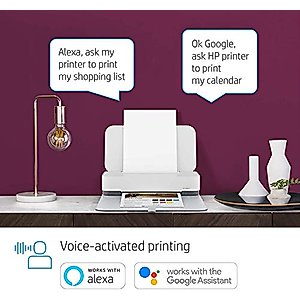 HP Tango X Smart Wireless Printer with Indigo Linen -cover – Mobile Remote Print, Scan, Copy, HP Instant Ink (3DP64A)