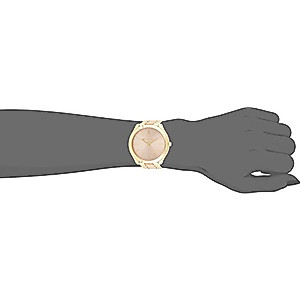 Michael Kors Women's Slim Runway Gold-Tone Watch MK3493