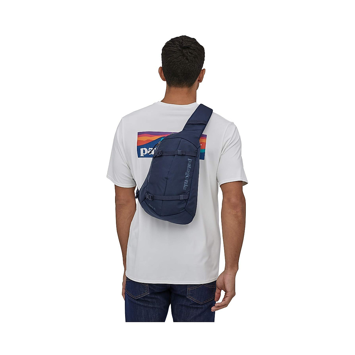Patagonia Shoulder Bag, Classic Navy W/Classic Navy, Atom Sling 8L