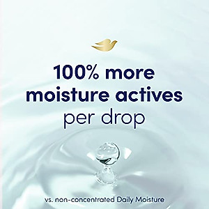 Dove Ultra Daily Moisture Concentrate Shampoo for Dry Hair Moisturizes and Smooths in 30 Seconds, Ultra-Lather Technology and 2X More Washes 20 oz