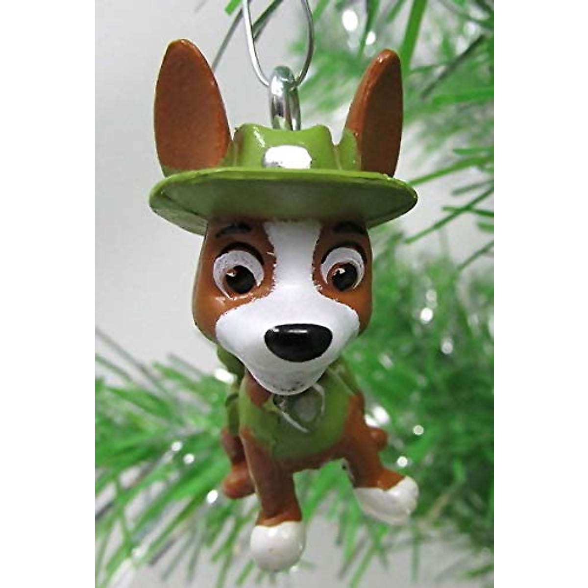 Ryder, Chase, Tracker and Friends Random Christmas Ornament Set of 8 - Unique Shatterproof Plastic Design