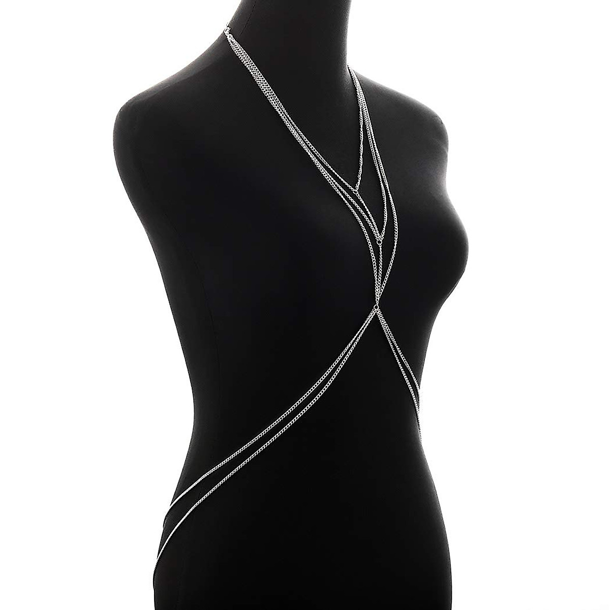 Bounzhi Harness Body Chain Bra Sexy Body Jewelry Necklace Bikini Chains for Women…