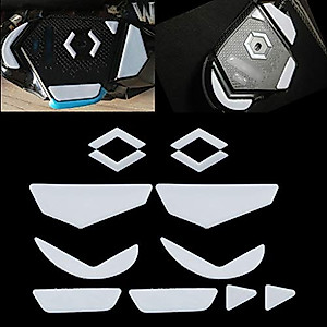 Tiger Gaming Mouse Feet,Mouse Skate for G502 Mouse White Mouse Glides Edge 2 Sets/Pack