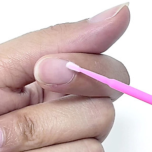 MAYSHIKOU 100 Pcs Micro Swabs For Eyelash Extensions Disposable Applicators Brush False Eyelashes Brush Clean Mascara Bruhes Makeup Tools