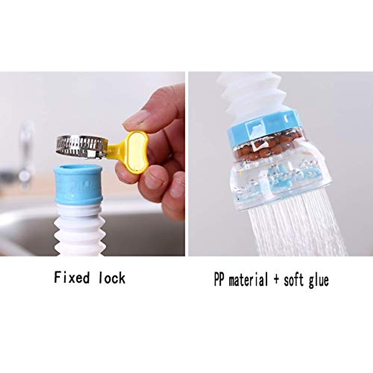 Household Faucet Booster, tap Water Cleaning Purifier, Filter (Pack of 3)-Suitable for Standard Faucet, Easy to Install