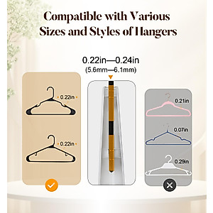 HOUSE DAY Plastic Hangers Shoulder Expanders, Anti-Deformation Garment Protectors, Extensions for Clothes Hangers, Prevents Shoulder Bumps & Clothing Shape, Durable & Easy to Use (White 30 Pack)