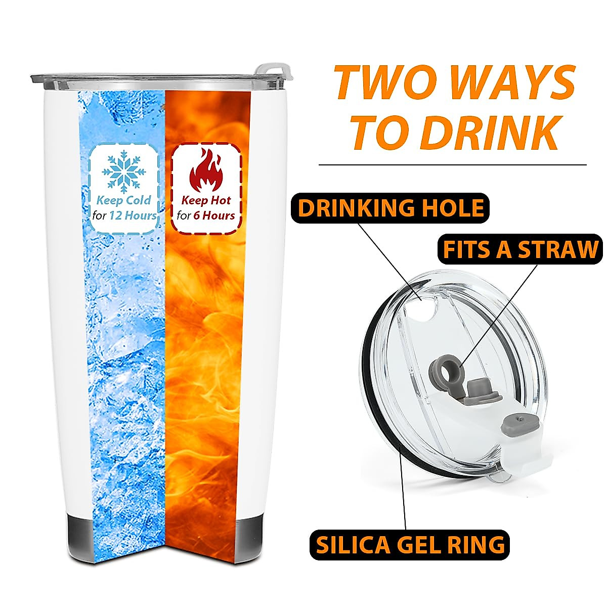 Inspirational Quotes Tumbler, Positive Gifts for Women Friends Bestie Christmas Birthday Boss Day, Motivational Gifts Coffee Mug Stainless Steel Vacuum Insulated Double Wall Travel Cup with Lid，20oz