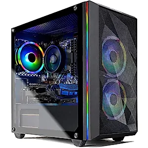Skytech Gaming Skytech Chronos Mini Gaming PC Desktop - AMD Ryzen 3 3100, NVIDIA GTX 1660 Super 6GB, 16GB DDR4 3200, 500GB SSD, AC Wi-Fi, Windows 10 Home 64-bit