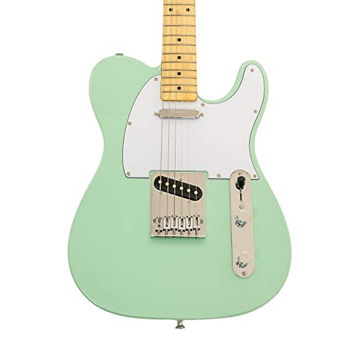 Fender Affinity Series Telecaster - Surf Green Bundle with Frontman 10G Amplifier, Gig Bag, Tuner, Instrument Cable, Strap, Picks, and Austin Bazaar Instructional DVD