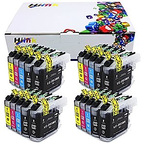 HIINK Comaptible Ink Replacement for Brother LC203XL LC203 LC201 use in MFC-J460DW MFC-J4420DW MFC-J460DW MFC-J4620DW J480DW J485DW J5520DW J5620DW J5720DW J680DW J880DW J885DW(BK, C, M, Y, 20-Pack)