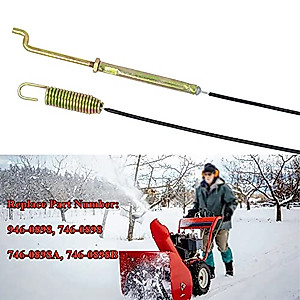 Wanotine 946-0898 Drive Cable Fits MTD Cub Cadet Craftsman Troy-Bilt Ryobi Yard Machines Bolens Yard Man Husky Snowblowers 746-0898 746-0898A 746-0898B