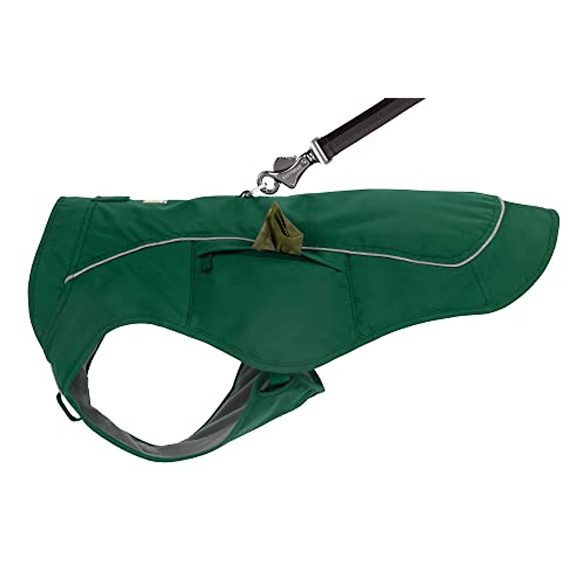 Ruffwear, Overcoat Fuse Jacket Harness Combo for Dogs, Evergreen, X-Large