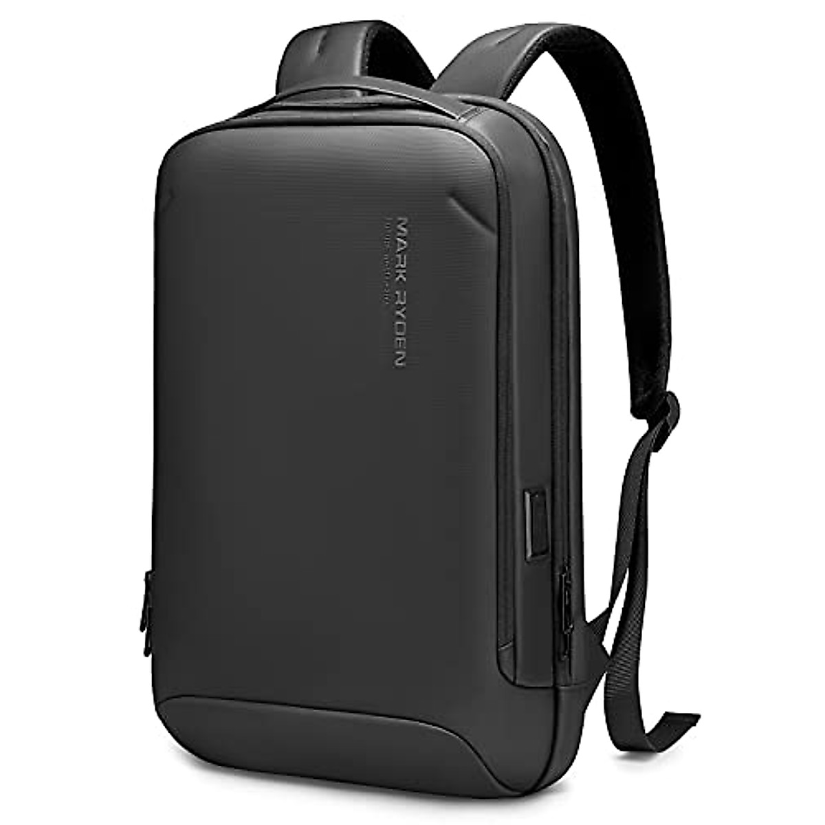 Mark Ryden Business Laptop Backpack,Fit 15.6 inch PC Lightweight Waterproof Backpack for Men, with Scratch Resistant Shell and USB Charging Port for Work, Cycling