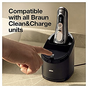 Braun Clean & Renew Refill Cartridges CCR, Replacement Shaver Cleaner Solution for Clean&Charge Cleaning System, Pack of 10, Packaging May Vary