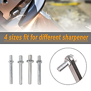 IKER Lawn Mower Blade Sharpener 15°-45° Adjustable for Straight and Standard Lawnmower Blades(Black,5005)